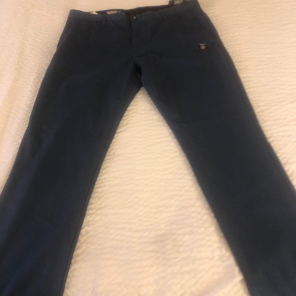Volcom | Pants | Navy Blue Volcom Mens Vmonty Stretch Chino Pant | Poshmark